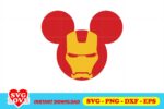 Mickey Mouse Iron Man SVG - Gravectory