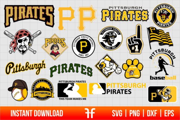 Pittsburgh Pirates SVG Bundle - Gravectory