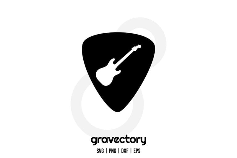 Guitar Pick SVG Free - Gravectory