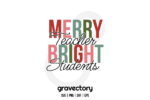 Merry Teacher Bright Students SVG - Gravectory