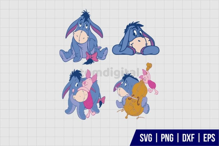 Eeyore Winnie The Pooh SVG - Gravectory