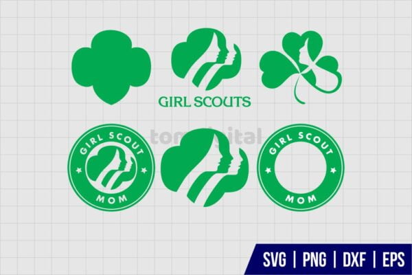 Girl Scout Logo SVG Bundle - Gravectory