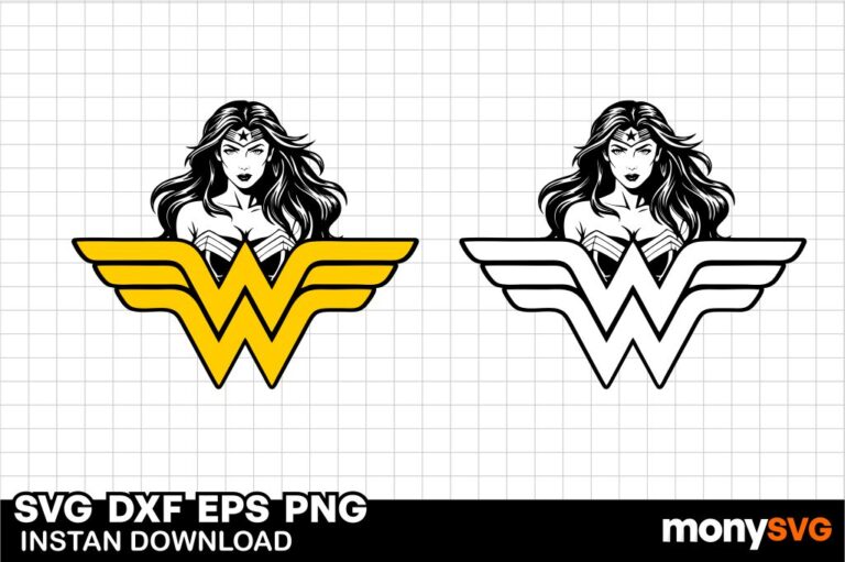 Wonder Woman SVG - Gravectory