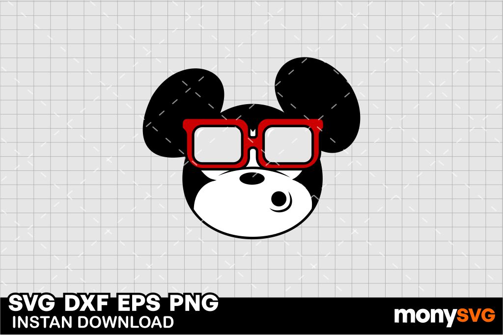 Mickey Mouse Sunglasses SVG - Gravectory