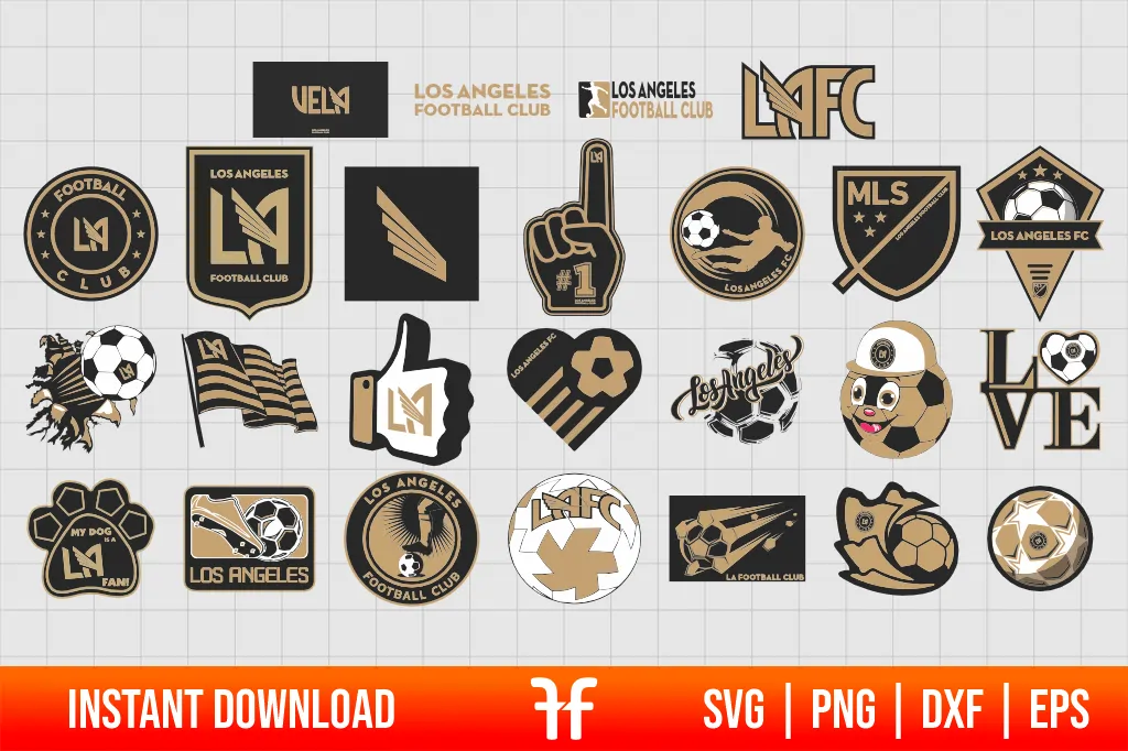 MLS Los Angeles FC SVG Bundle - Gravectory