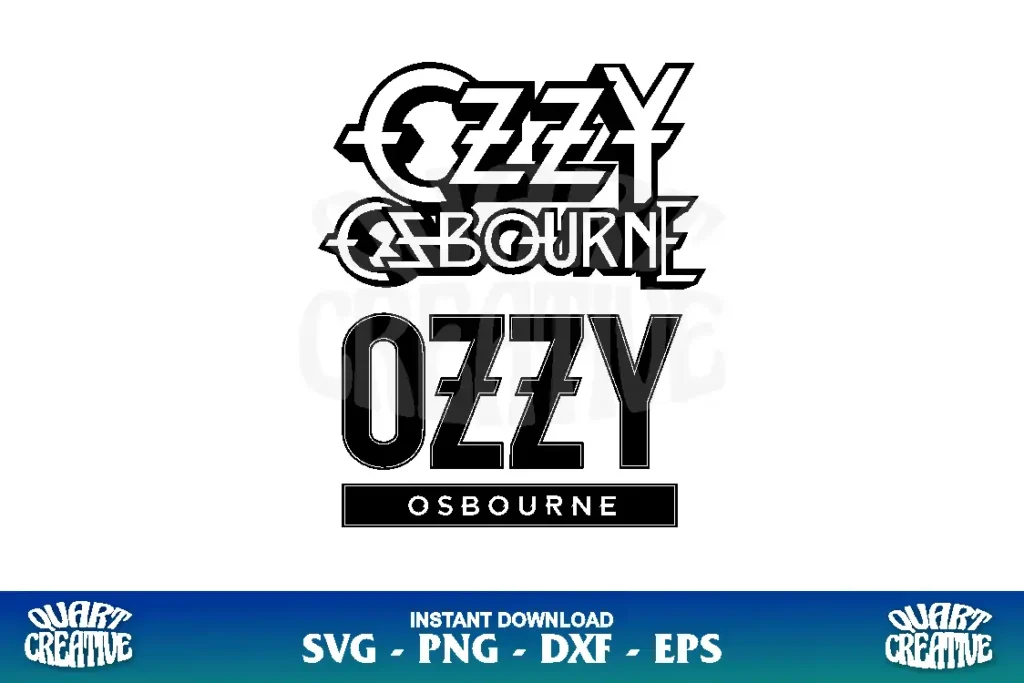 Ozzy Osbourne Logo SVG Cricut - Gravectory